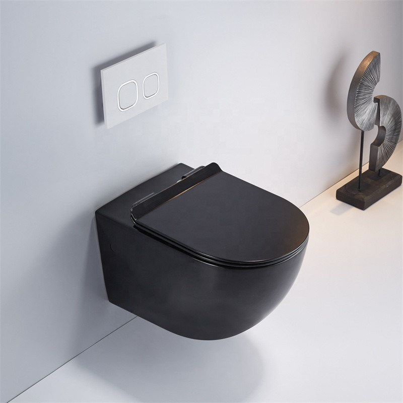 Quiet Wall Mounted Toilet Compact Dual Flush Water Closet With ...